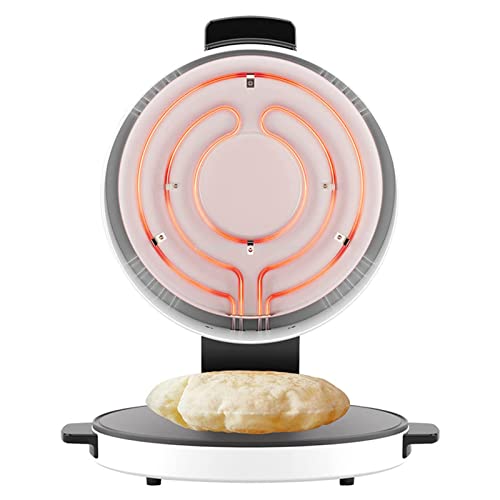 Electric Pizza Maker, Pizza Oven, Power Ready and Indicator Lights, Double-Sided Nonstick Heating Plate, Perfect for Pizzas, Pancake, Nachos, Fajitas, Omelettes,Red