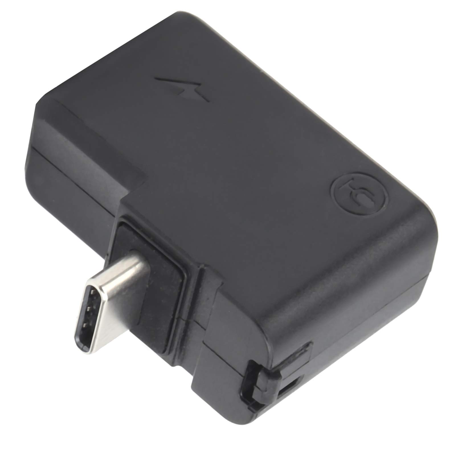 Camera Microphone Adapter, Action Camera Mic Adapter Easy to Carry 3.5MM with Internal Buckle Design for Improve Video Sound Quality for ONE X2