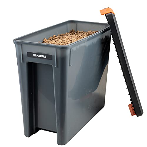 Traeger BAC523 Pellet Sensor, Black & Traeger Pellet Grills BAC637 Stay Dry Pellet Bin, Wood Pellet Storage with Locking Lid, Black