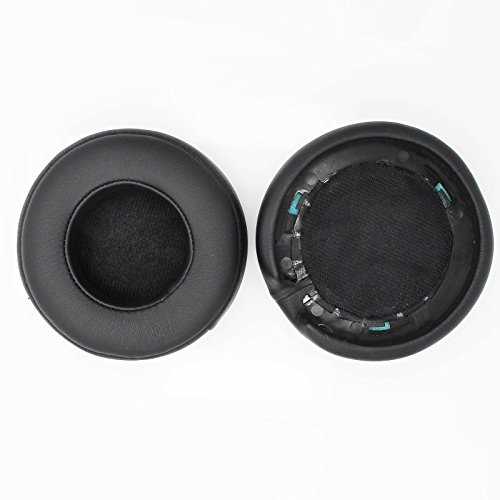 Replacement Ear Pads for Monster Beats by Dr. Dre Pro Detox Headphones-Black