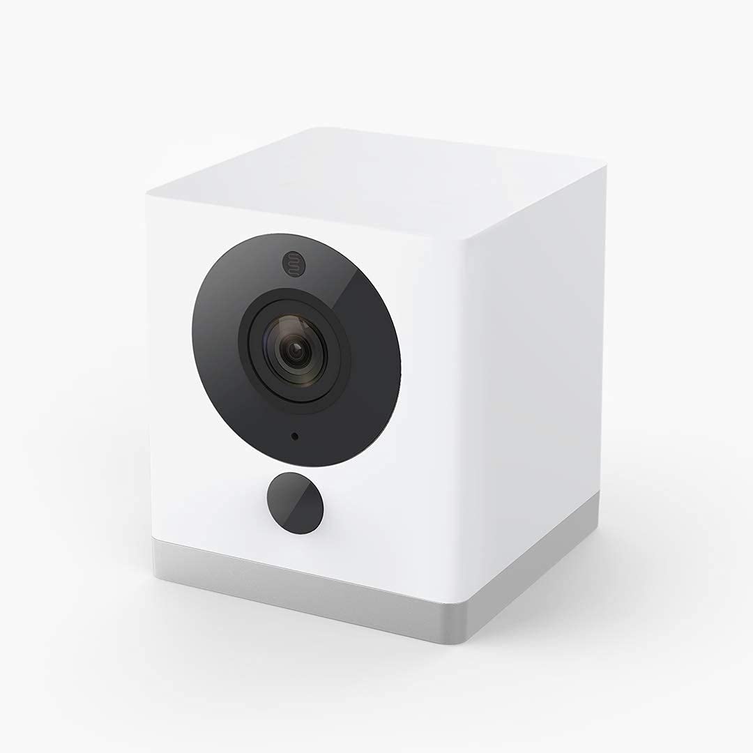 Wyze Cam 1080p HD Indoor WiFi Smart Home Camera with Night Vision, 2-Way Audio, Works with Alexa & the Google Assistant (Pack of 2), White - WYZEC2X2