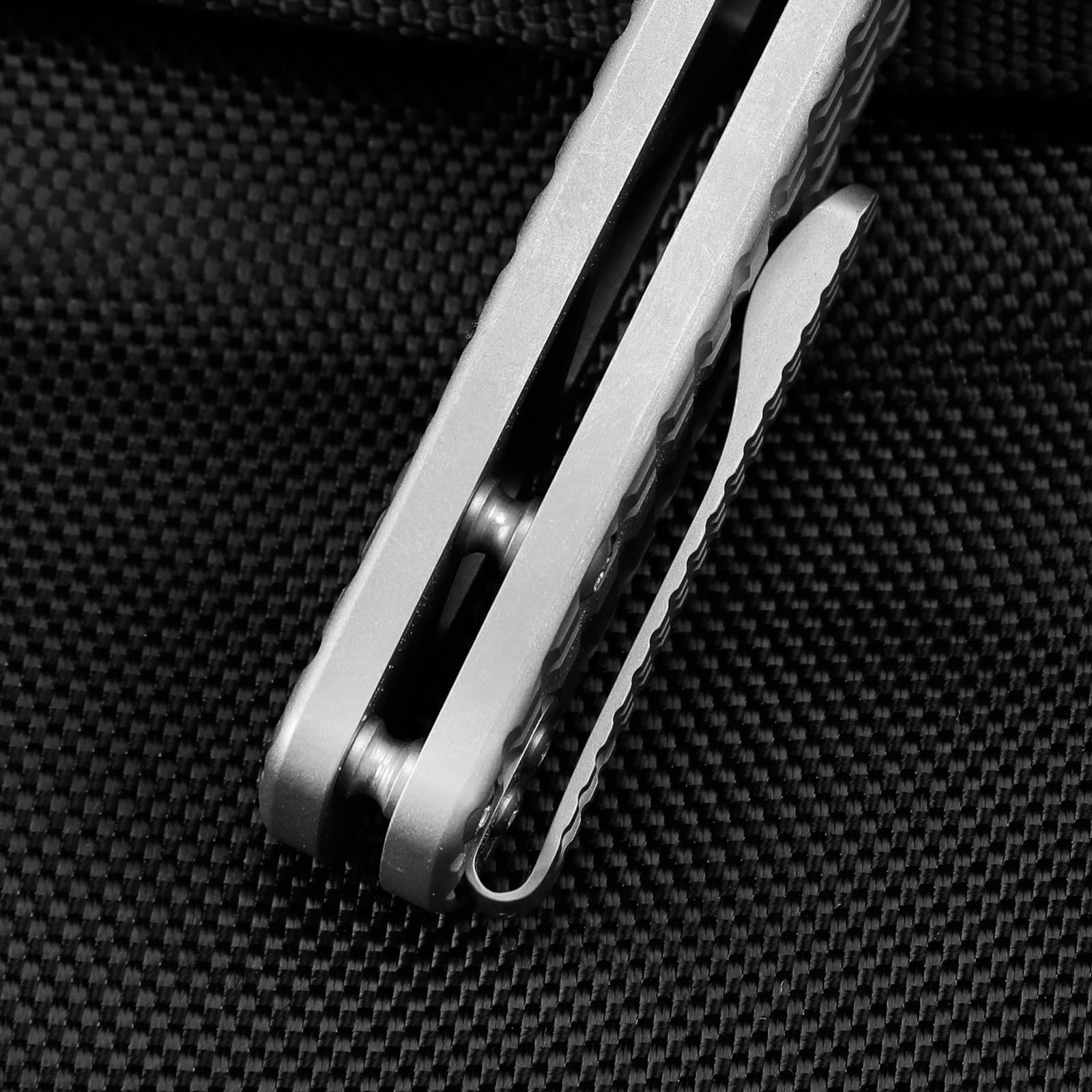 Kizer Original(XL) EDC Knife 3.27 Inches S35VN Steel Blade Folding Pocket Knife Titanium Handle Thumb Studs Opener Ki4605A1
