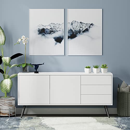 Glenwillow Home Atlas 59" Mid-Century Modern Buffet/Sideboard/TV Console