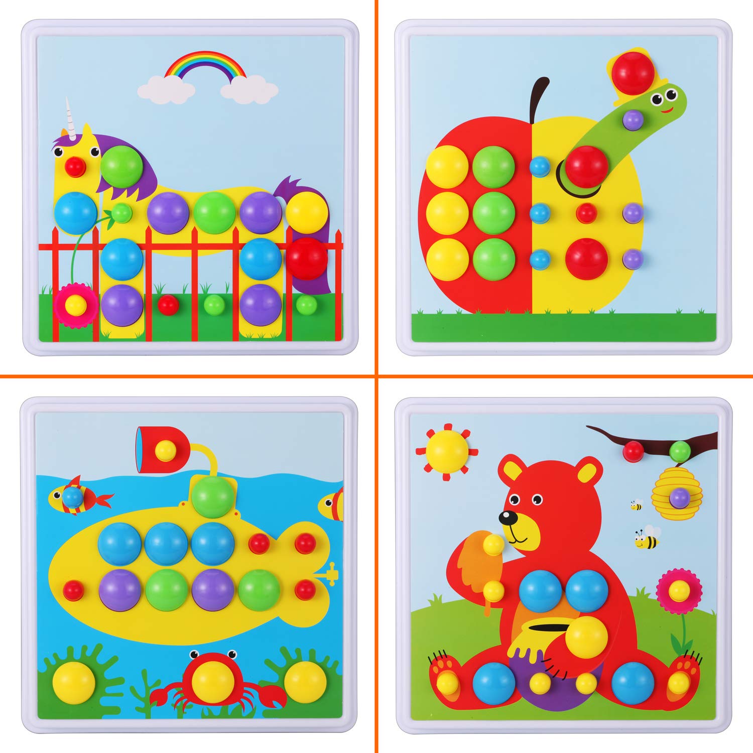 Haifeng 223 Pieces Kid Screwdriver Toy Set, Create and Design Drill kit, Magic Play Toolbox for Kids, Game Activities Center for Kids Ages 3-10 Years Old