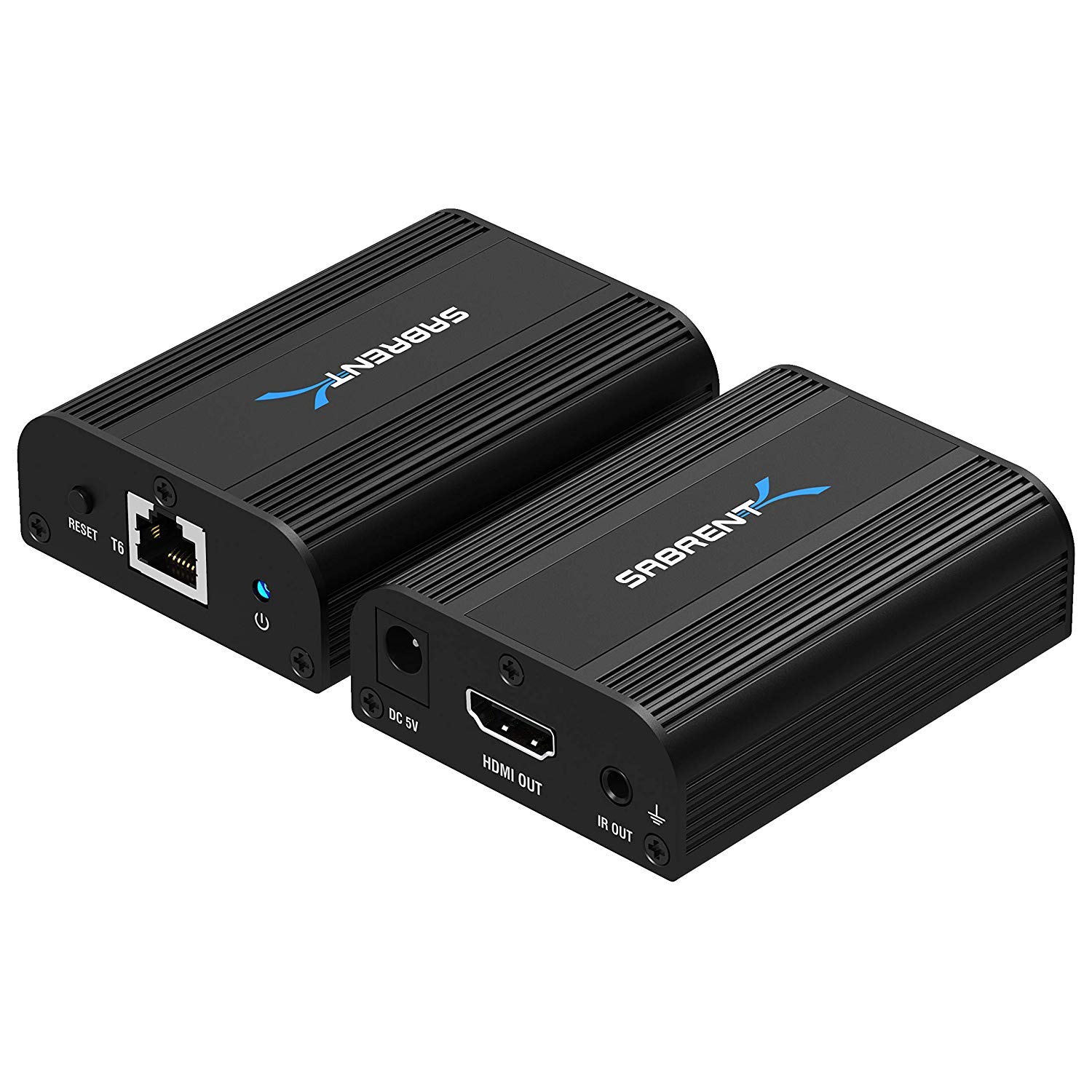 SABRENT 4K HDMI Extender Over CAT6 (60 Meters / 200 feet) (DA-4KEX)