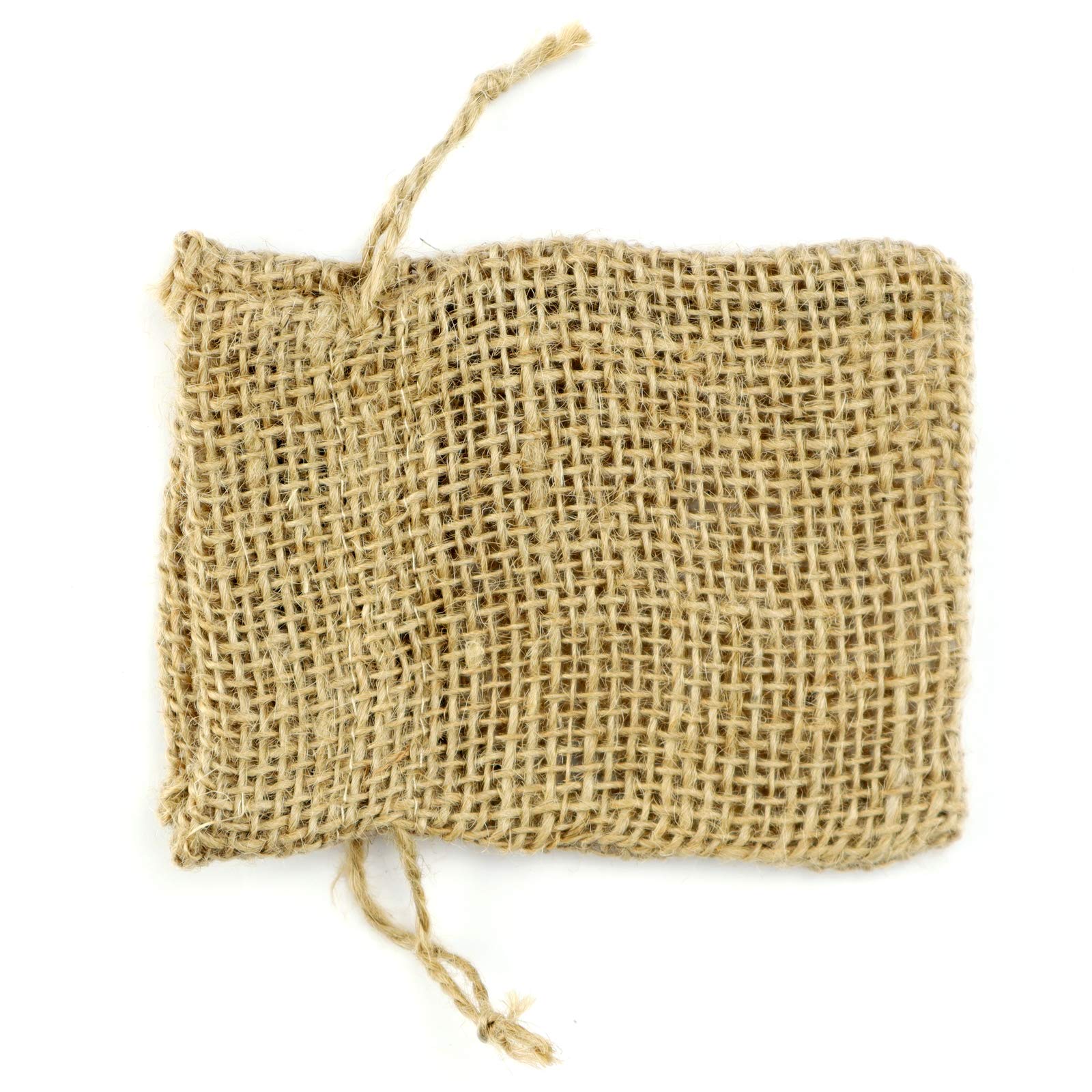 Burlap Favor Bags with Jute Drawstring by Celebrate it, 3" x 4"