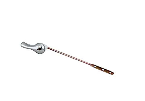 Dependable Universal Toilet Tank Flush Lever, Chrome Finish Toilet Handle Fits Most Toilets