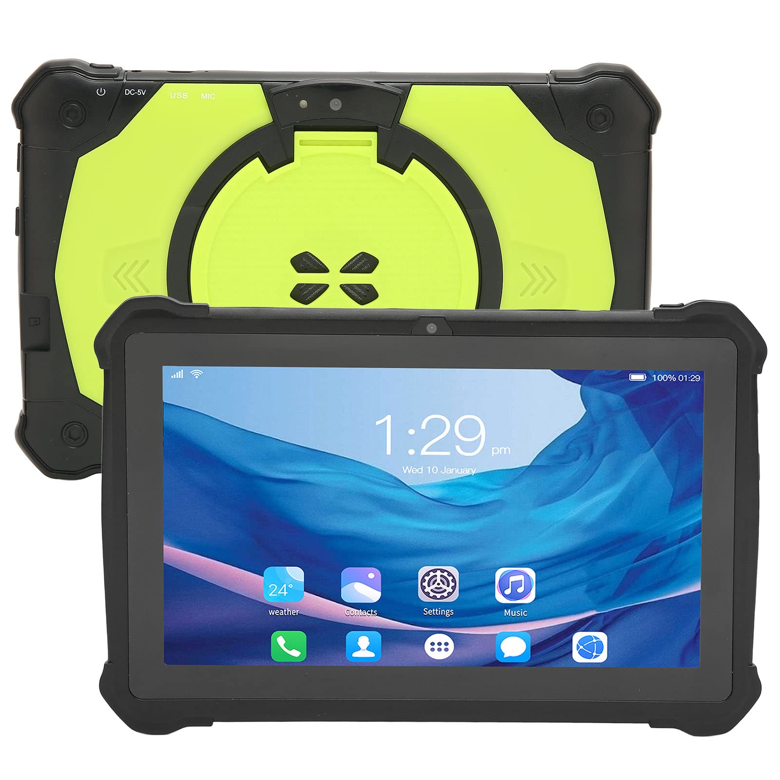 Childrens Tablet, Dual Camera Kids Tablet 100240V for Boys Girls US Plug