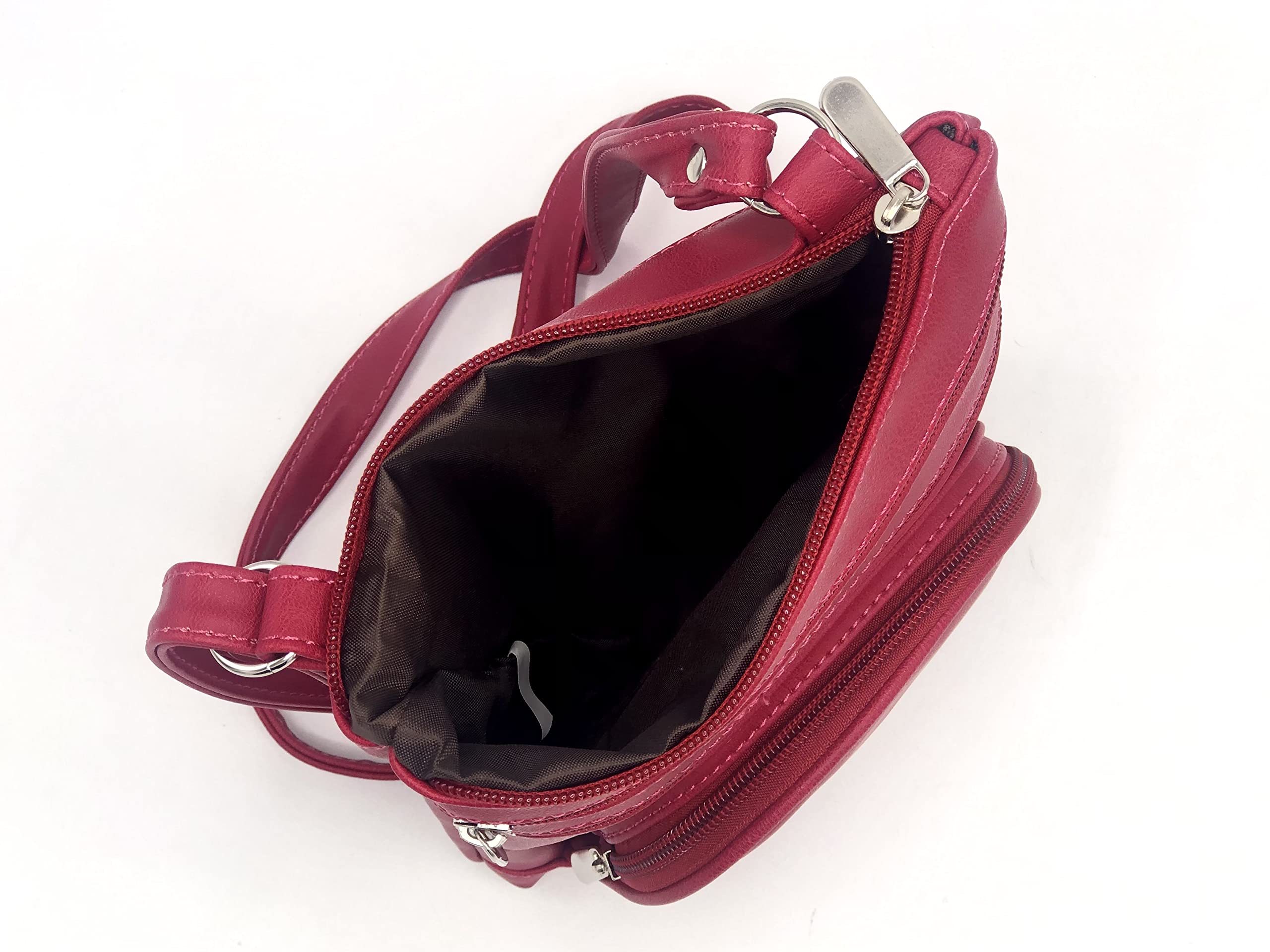 Goson Leather Hand Crafted Leather Small Crossbody Purse Handbag for Women