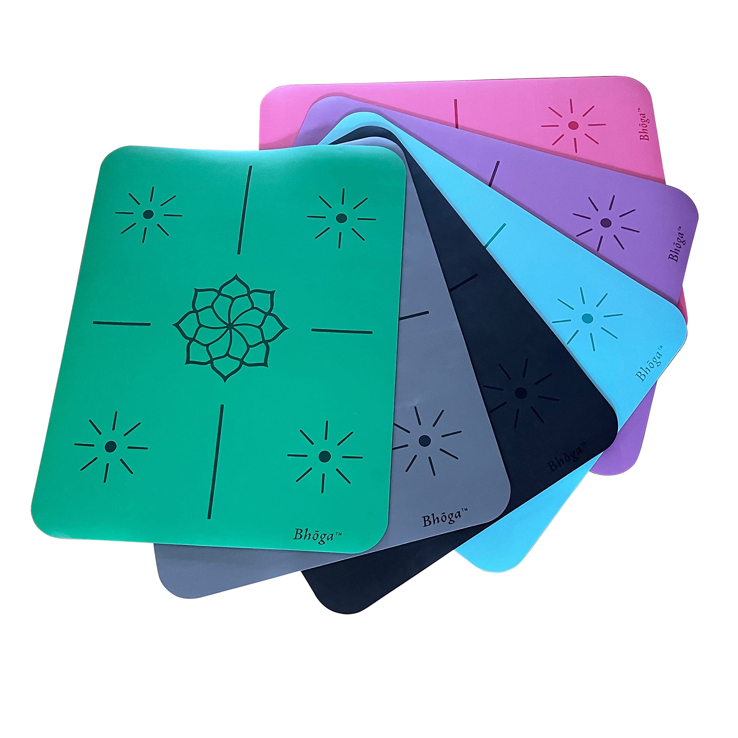 Bhoga Yoga Pad - Mini Yoga Mat (Pretty Pink)