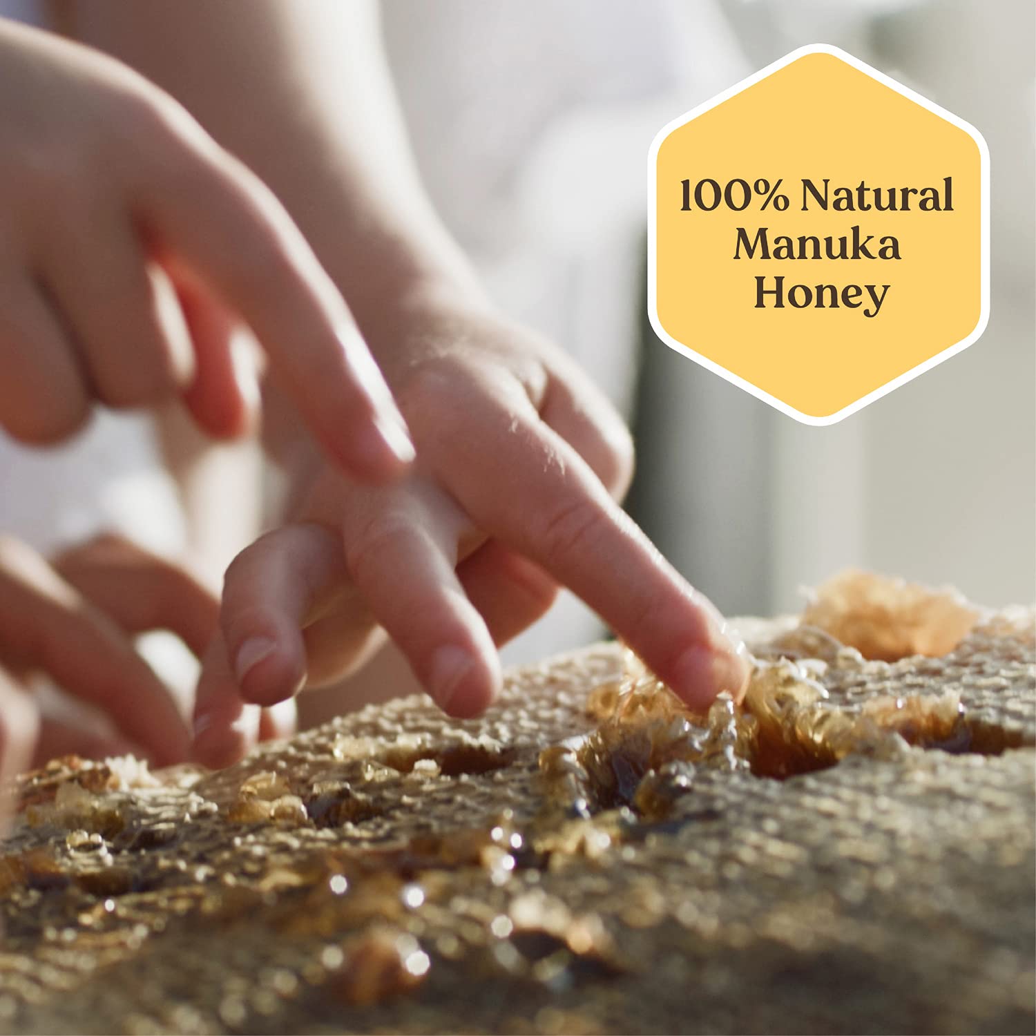 Burt's Bees Kids Immune Support Gummies: Vitamin C and Zinc, Natural Manuka Honey, Orange Flavor, 30 Count