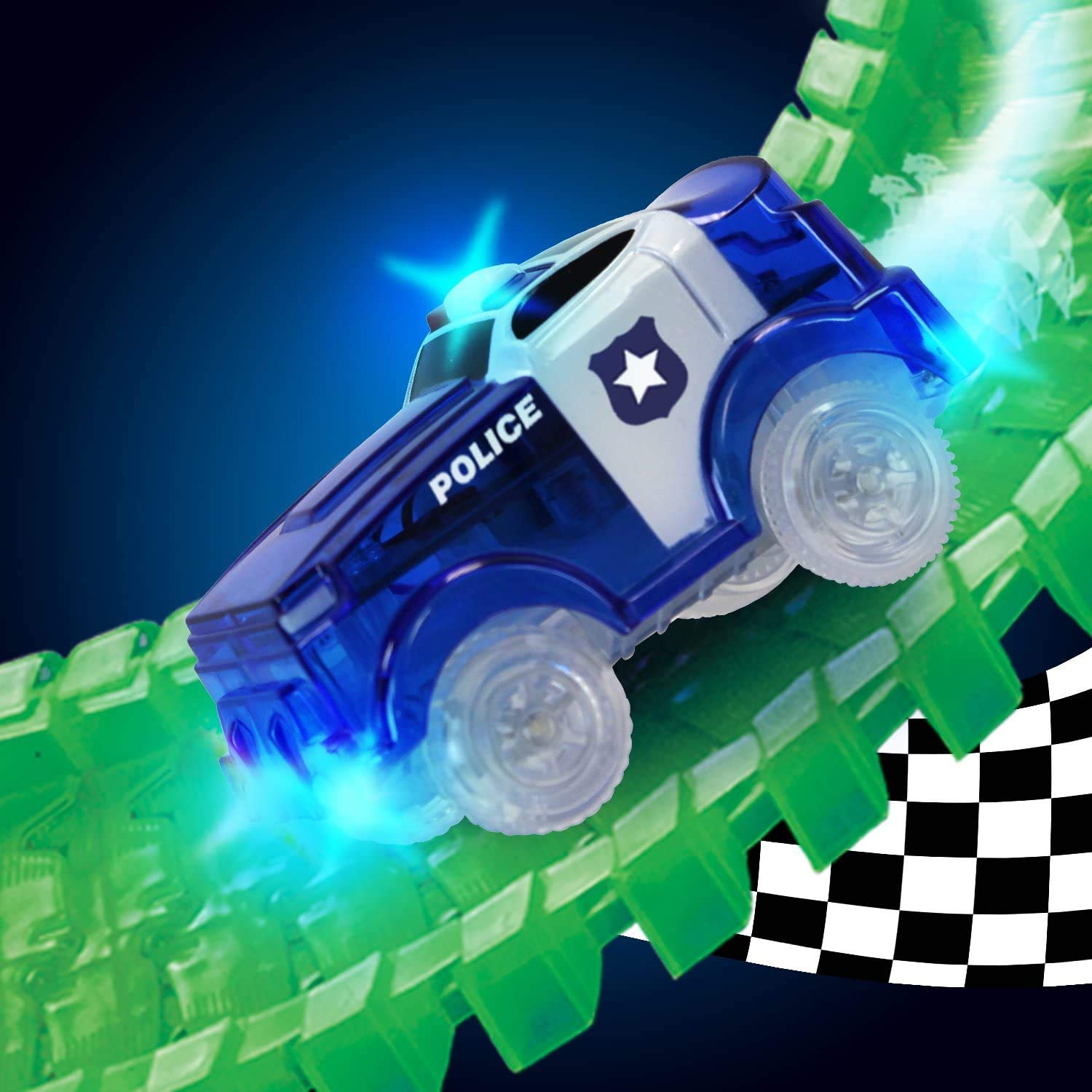 ONTEL Magic Tracks - Fire Truck & Police Car