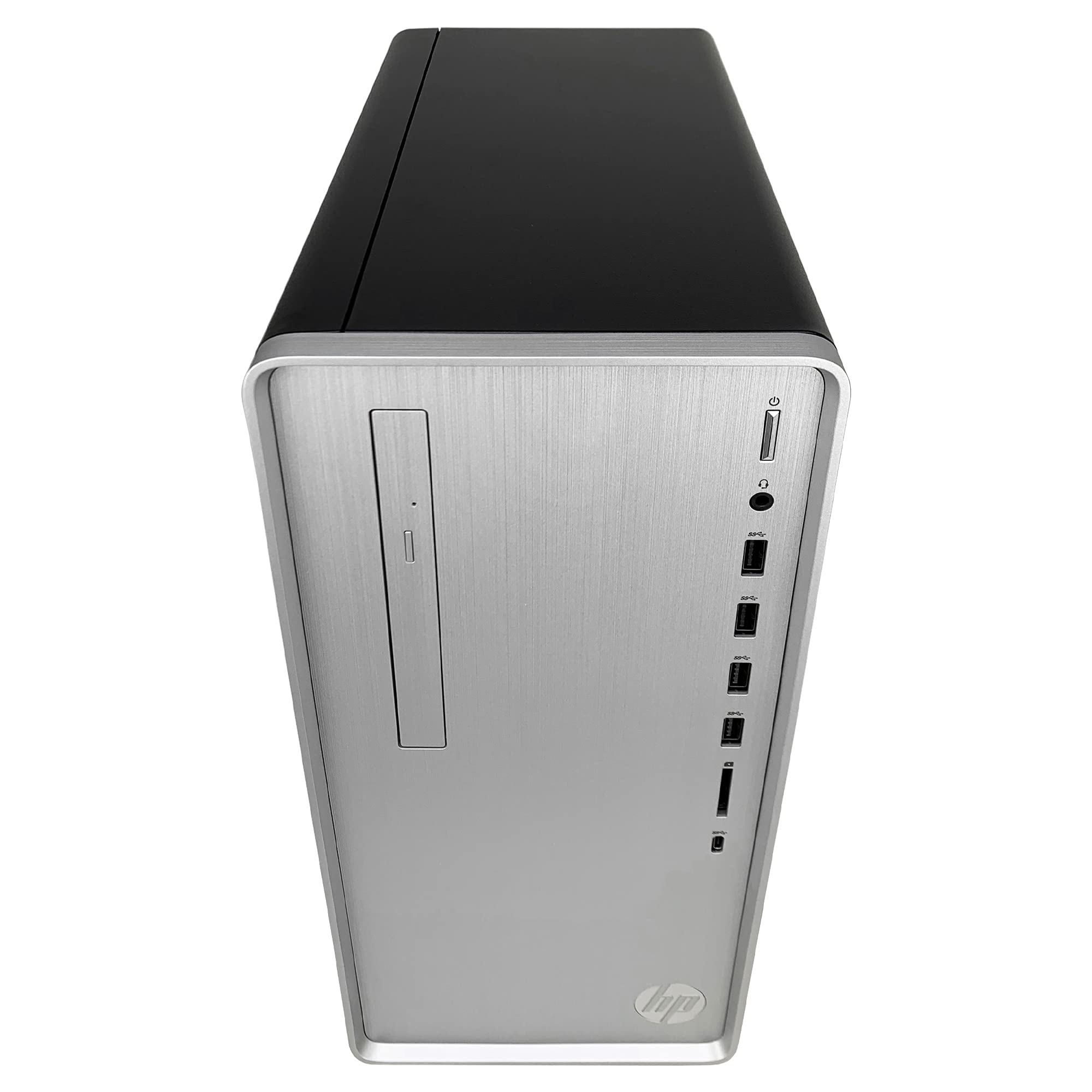 HP Pavilion TP01 Tower Desktop Computer - AMD Ryzen 5 5600G 6-Core up to 4.40 GHz Processor, 64GB DDR4 RAM, 1TB SSD + 1TB HDD, AMD Radeon Graphics, DVD-Writer, Windows 11 Pro