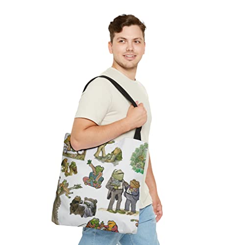 Fr? Aesthetic and Toad Tote Bag for Women and Men Beach Bag Shopping Bags School Shoulder Bag Reusable Grocery Bags