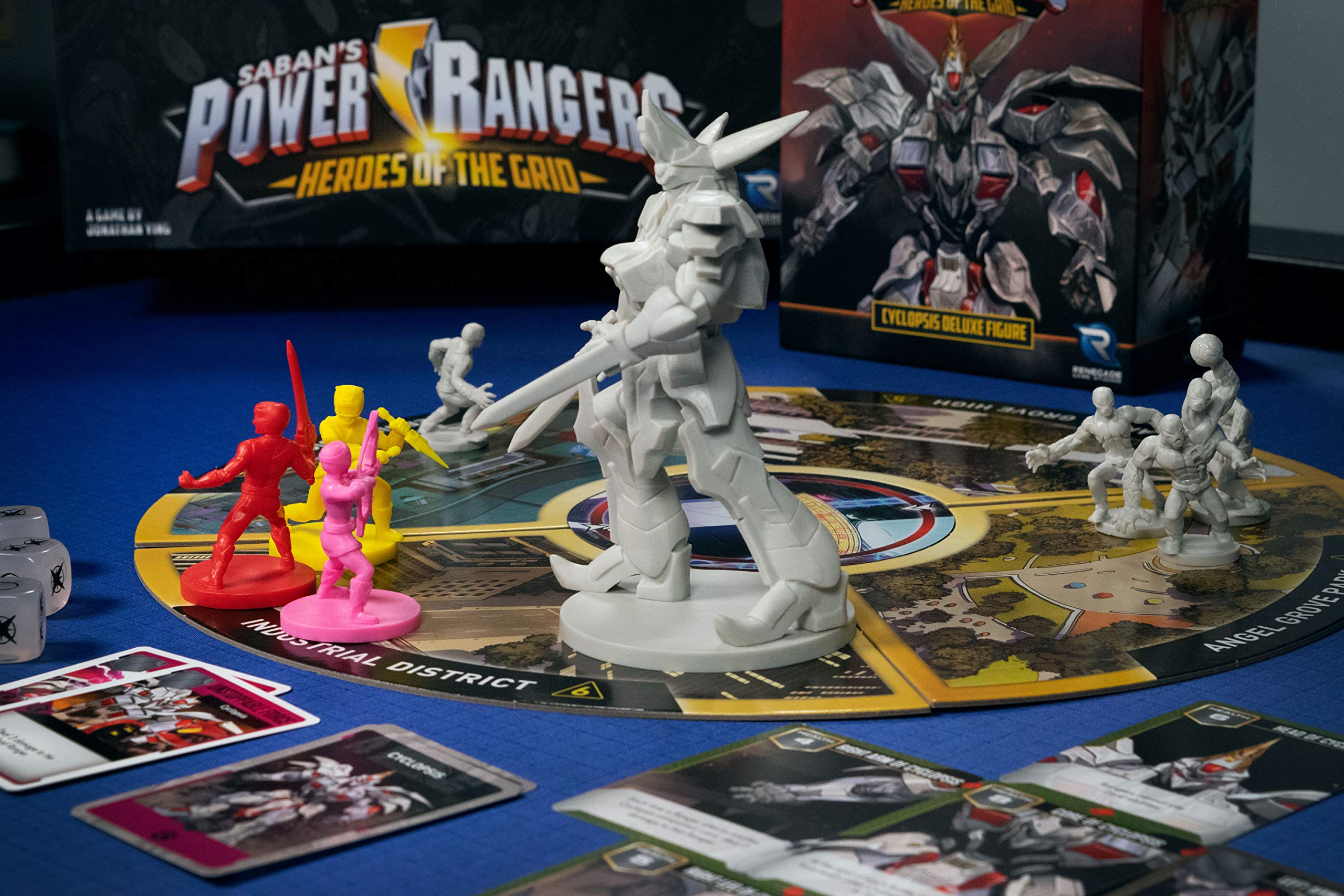 Renegade Game Studios Power Rangers: Heroes of The Grid Cyclopsis Deluxe Figure, Giant-Scale Miniature.