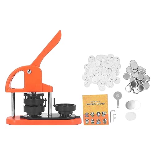 Button Maker Machine, Labor Saving Fun Pin Maker Machine Easy to Use for Homemade (25mm)