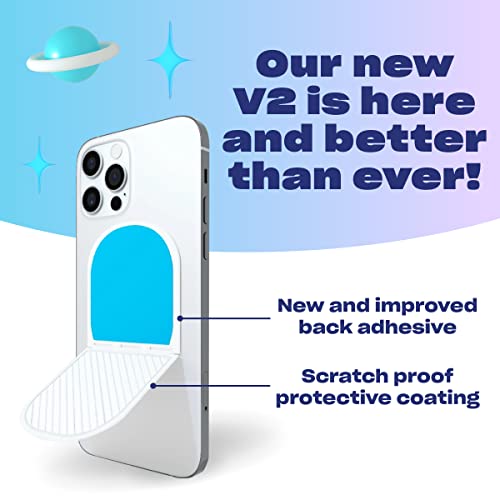Flipstik 2.0 Foldable Adhesive Phone Mount β Sticks to Any Flat Surface β Hands Free Selfies, Videos, Car Mount, Phone Stand, Travel Accessory β Sticky Phone Mount | Sentiment Calm
