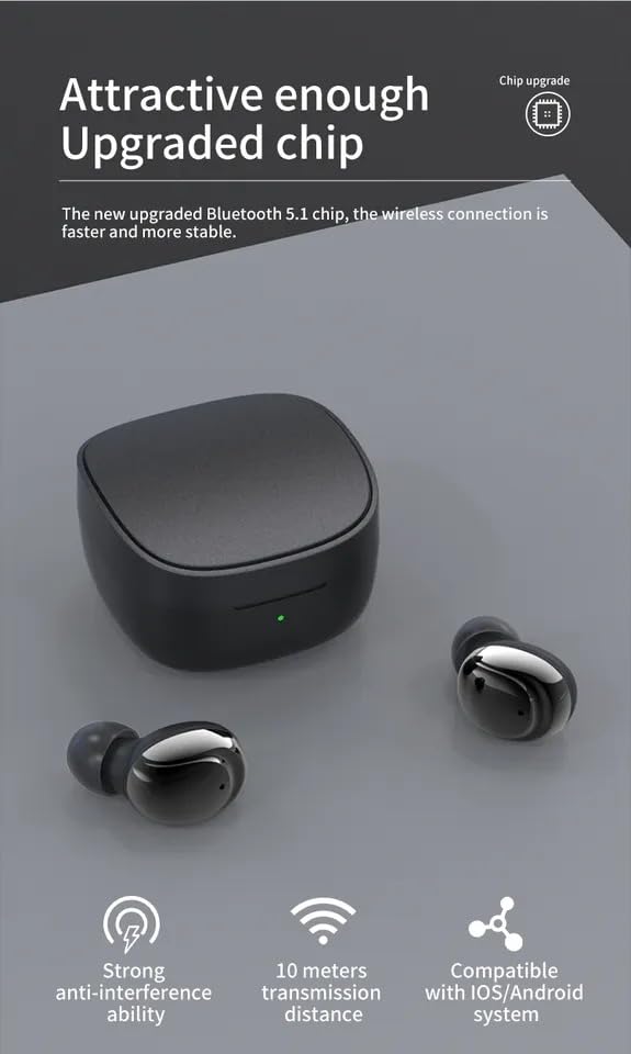 Electroplated Earbuds XY30 Wireless HiFi Stereo Mini Waterproof Sports Earphones (White)