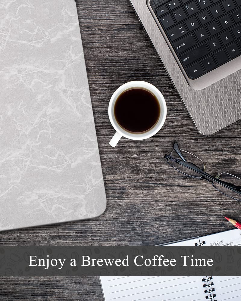 Coffee Mat-Coffee Bar Accessories-No Water Marks Dish Drying Mat-Coffee Bar Mat for Countertops Rubber Backing Bar Mat Under Coffee Maker Machine Coffee Pot-Perfect Coffee Station Organizer