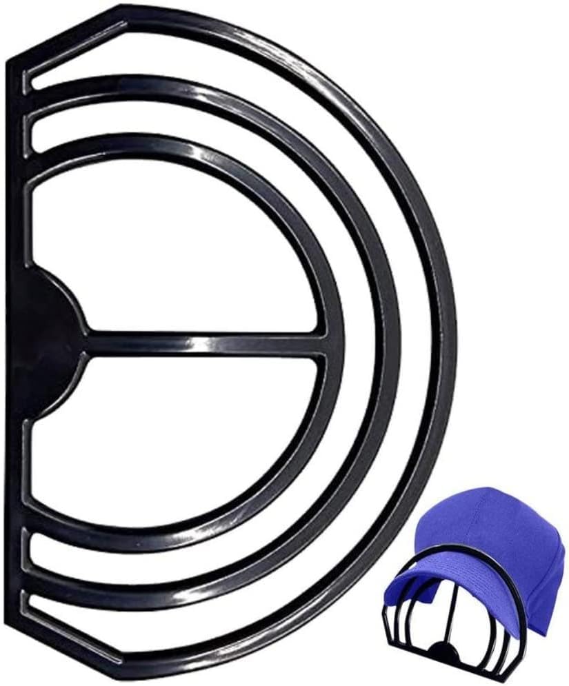 Black Modern Hat Brim Bender, Hat Shaper for Baseball Caps Plastic Dual Slots Design Perfect Hat Curving Band, Practical Convenient