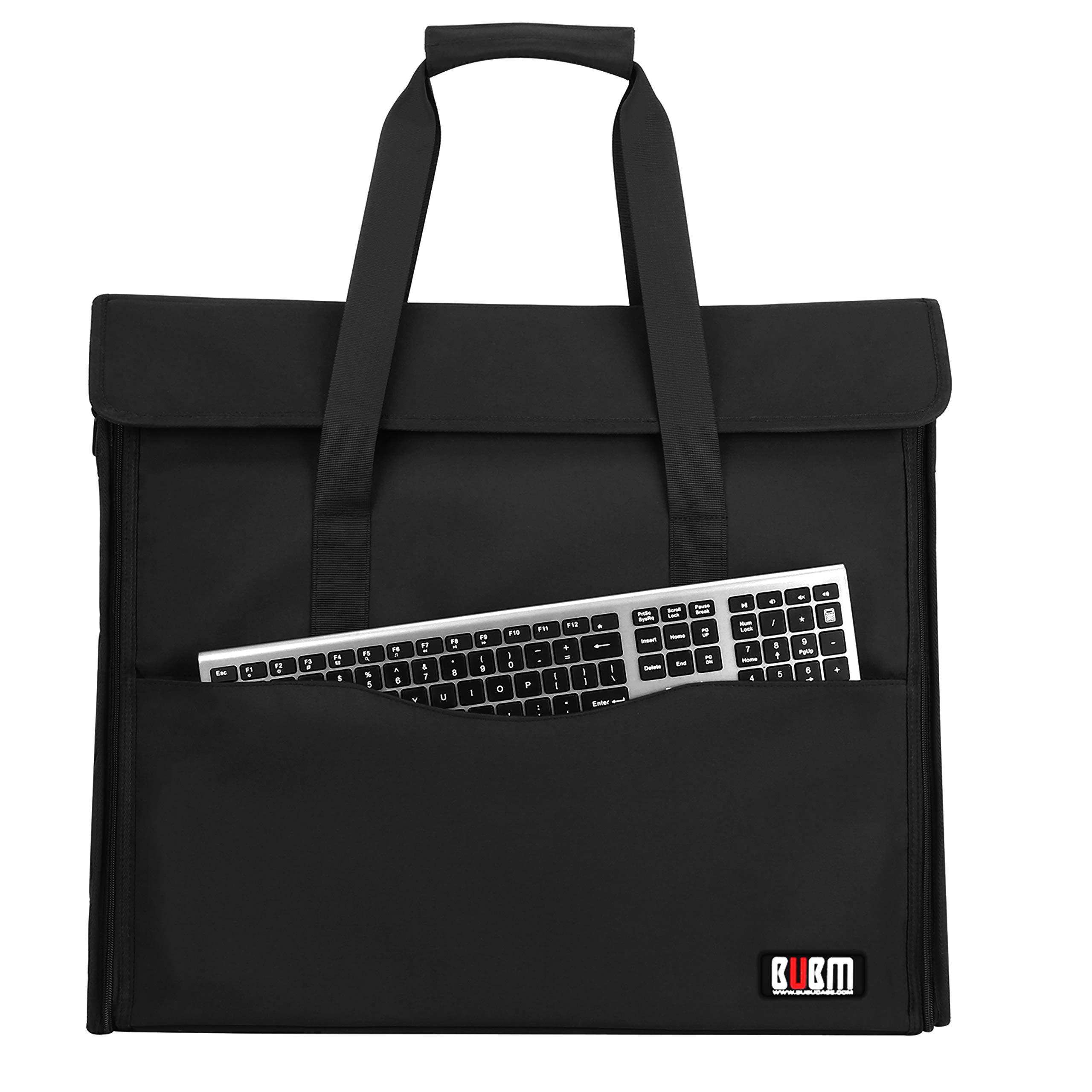 BUBM 21.5"/24" Nylon Carry Tote Bag Compatible with Apple iMac Desktop Computer, Travel Storage Bag for iMac 21.5-inch and 24 inch