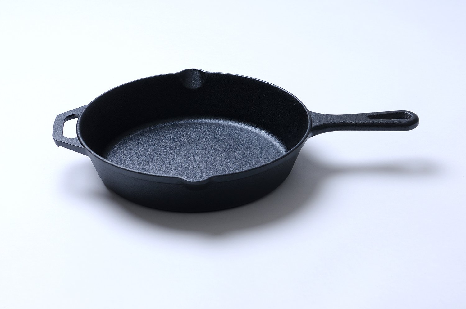 HomeVss Cast Iron, Pre Seasoned Skillet with Silicone Handle (12 inch)