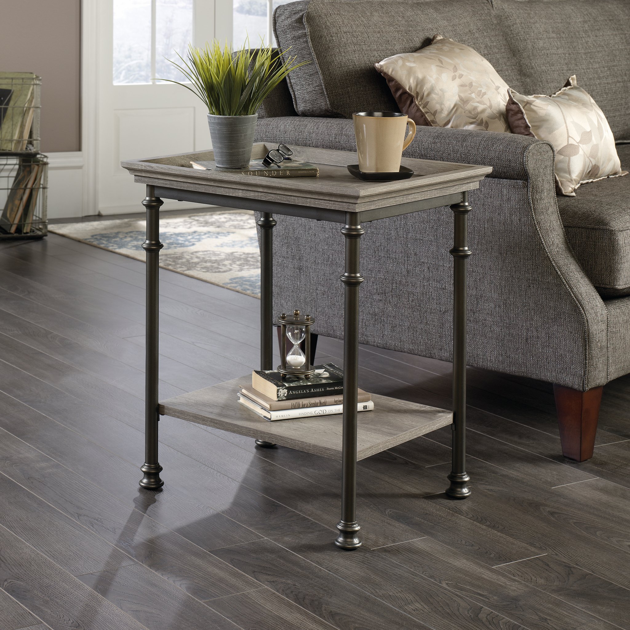 Sauder Canal Street Side Table, Northen Oak finish