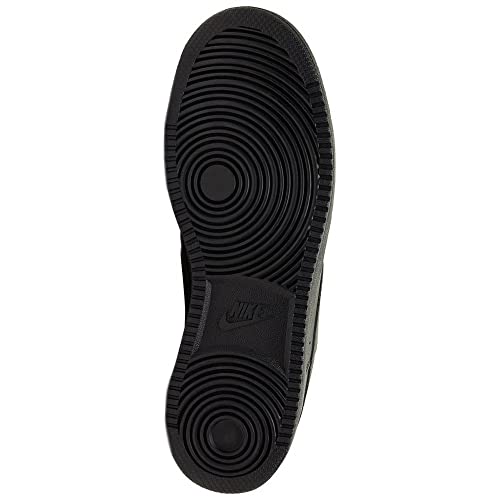 Nike Men's Court Vision Low Sneaker, Black/Black-Black, 9.5 Regular US
