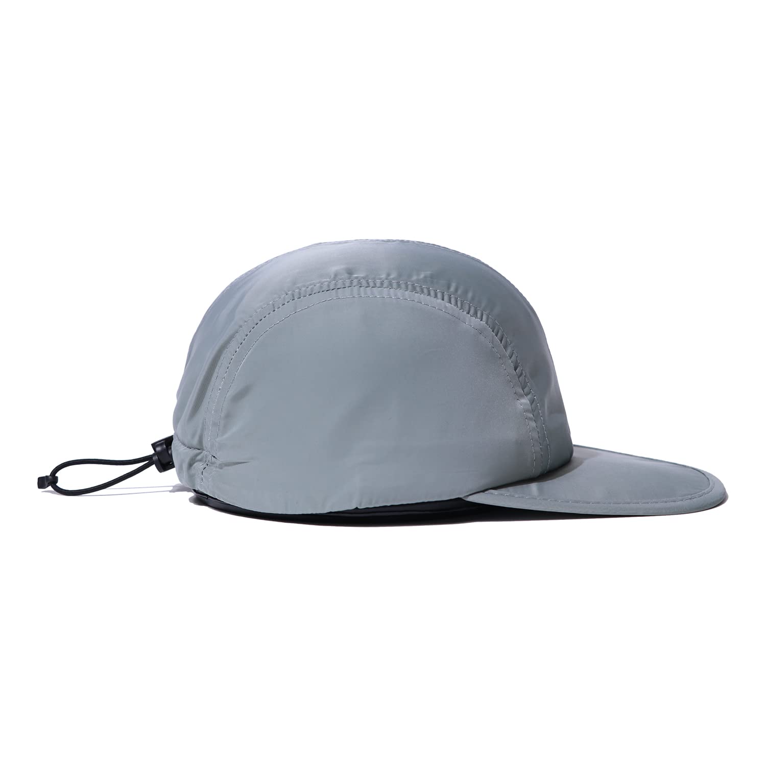 Clakllie Lightweight Flat Bill Dad Hats Quick Dry Baseball Cap Summer Outdoor Camper Cap 4-Panel Running Hat Cycling Cap,Gray