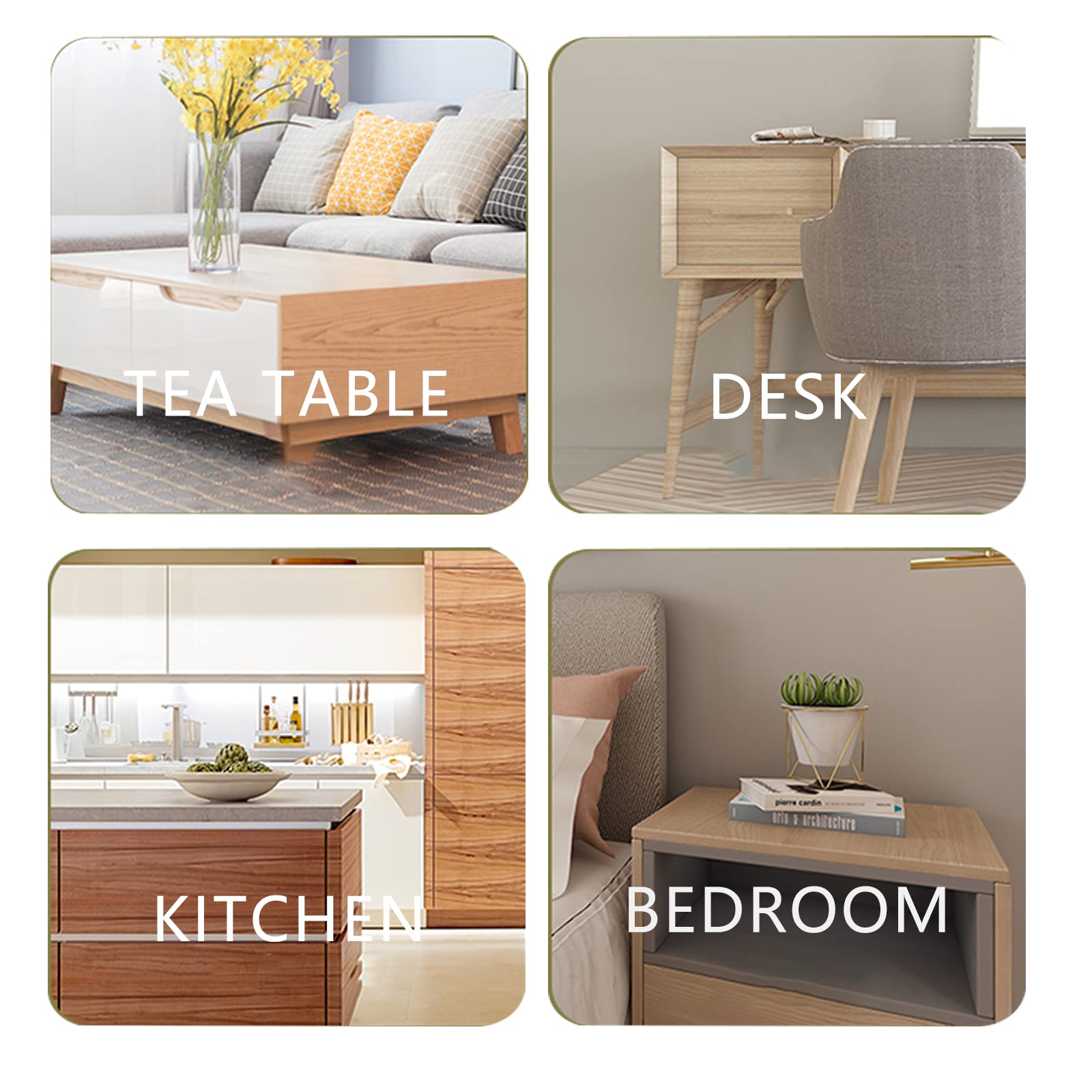 Corner Protector, Baby Proofing Table Corner Guards, Keep Child Safe, Protectors for Furniture Against Sharp Corners (Shape L 10 Pack + R-10 Pack)