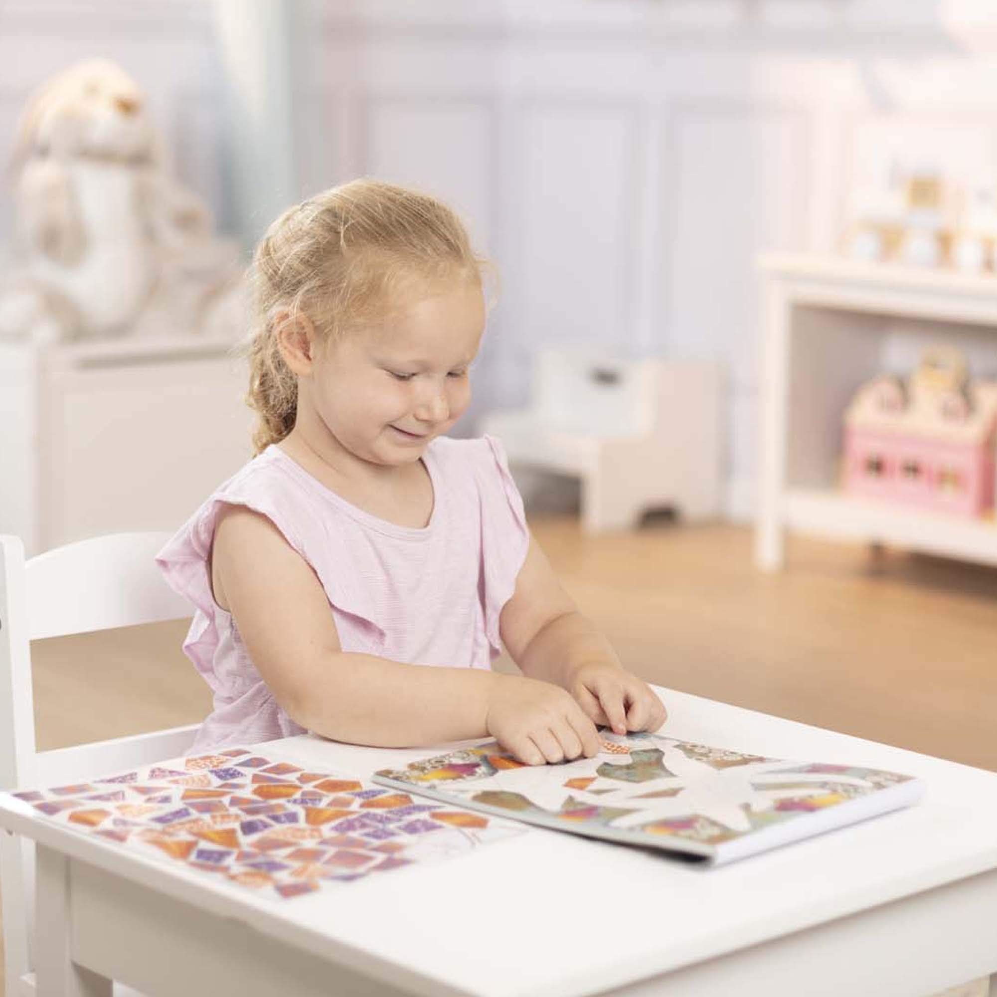Melissa & Doug Mosaic Sticker Pad Bundle Play Set 3-Pack: Safari, Ocean and Nature - 12 Scenes Each