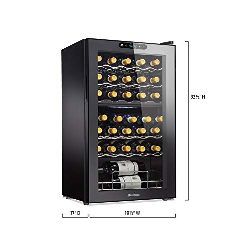 Wine Enthusiast 32-Bottle Dual Zone MAX Compressor Wine Cooler