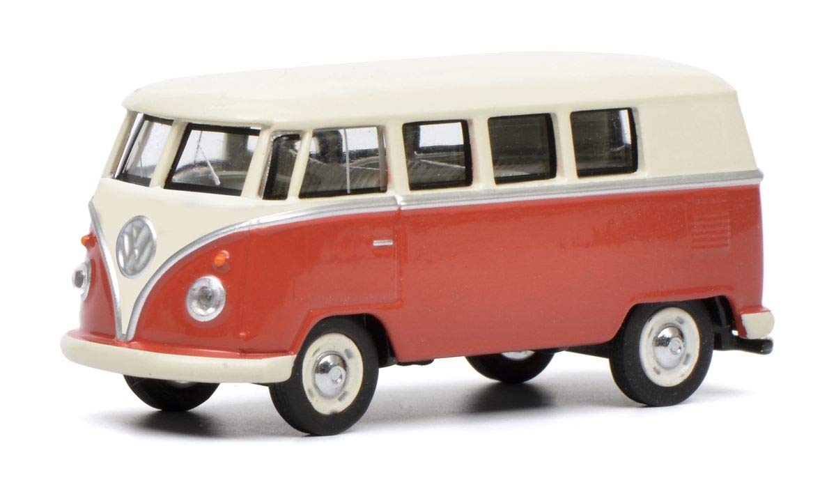 Schuco, Rot 452017100 Model Car VW T1 Bus 1:64 Scale Beige, red, Cream
