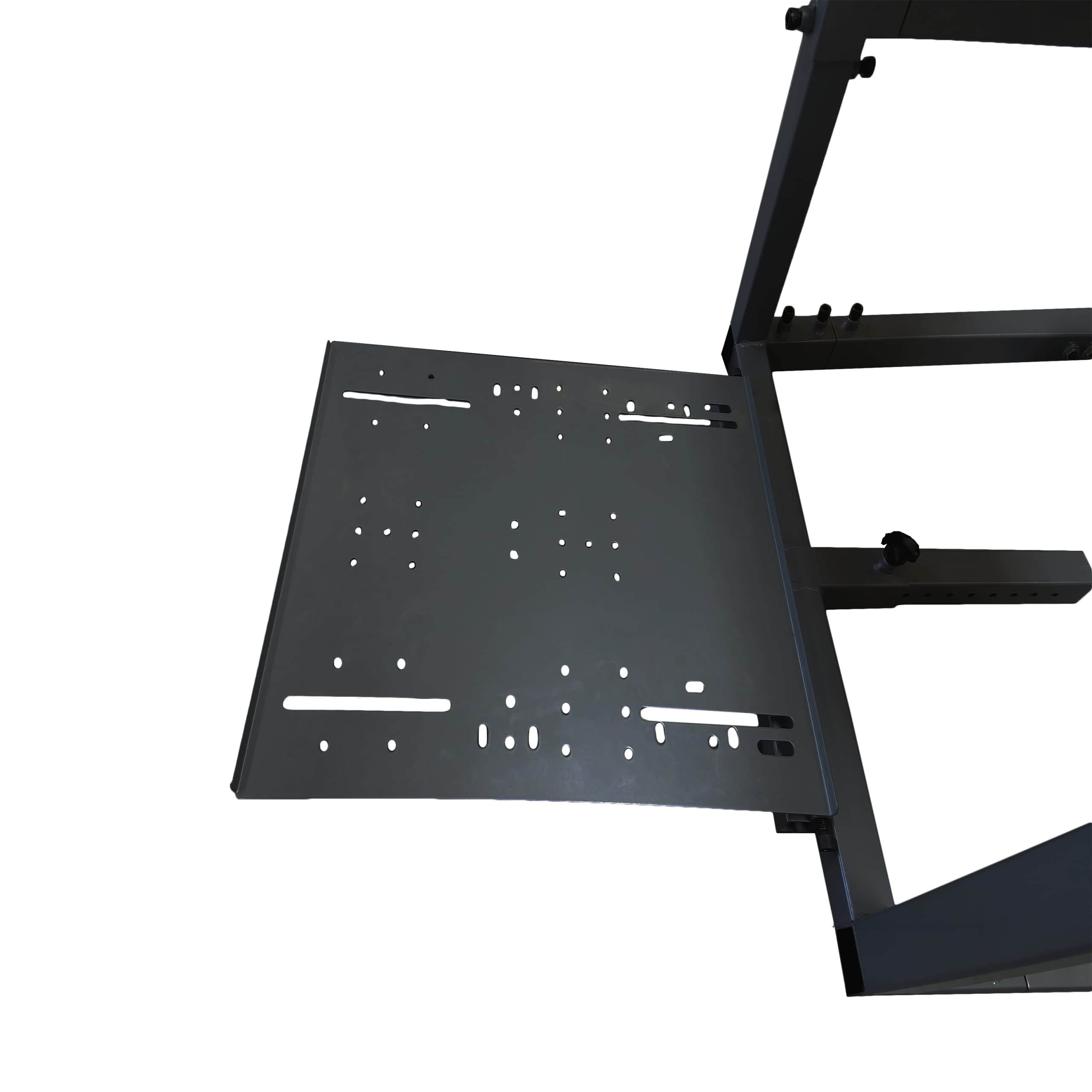 GTR Simulator GTA Model Majestic Black Frame with Adjustable Black Red Leatherette Speciale Racing Seat Racing Driving Gaming Simulator Cockpit Chair