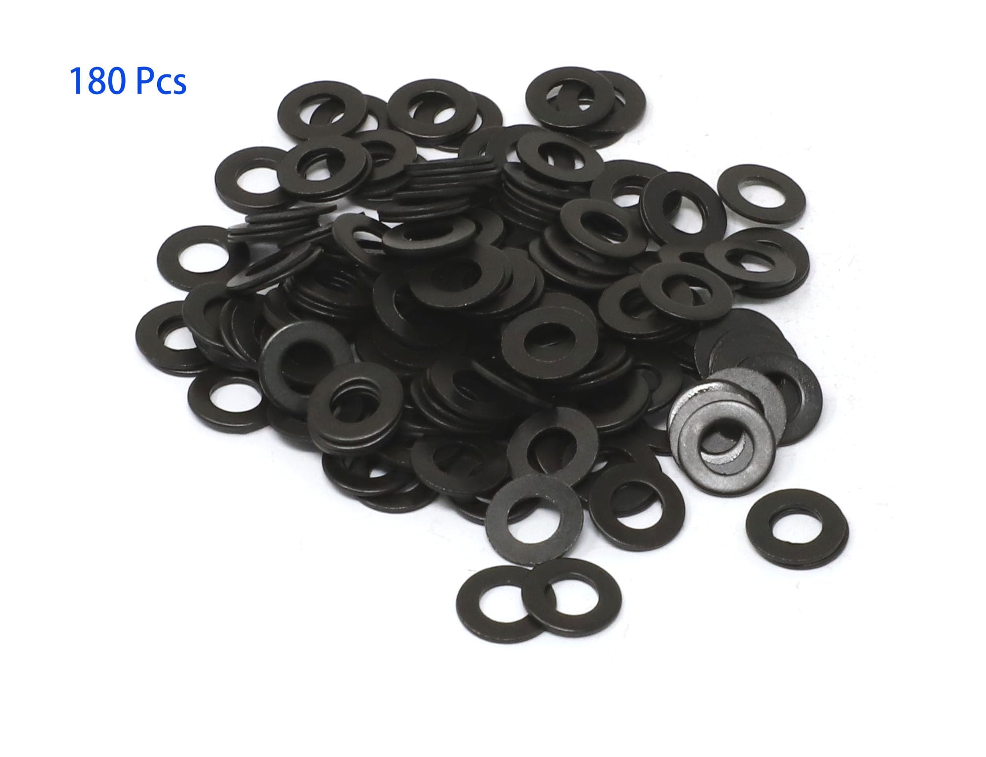 iexcell 540 Pcs M5 x 6/8/10/12/14/16/20/25/30 Alloy Steel 12.9 Grade Hex Socket Head Cap Screws Bolts Hex Nuts Washers Assortment Kit, Black Oxide Finish