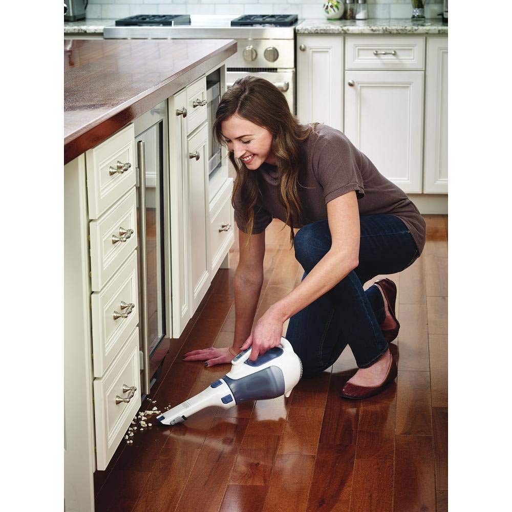 BLACK+DECKER Dustbuster Handheld Vacuum, Cordless, Ink Blue (HHVI325JR22) (Renewed)