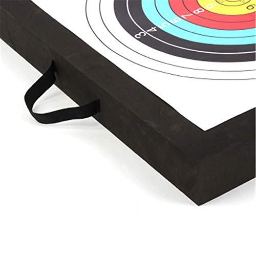 CSSIM Archery Moving Target EVA Foam Arrow Target Portable Archery Arrow Target Moving Hunting Practice Accessories for Outdoor (Black)