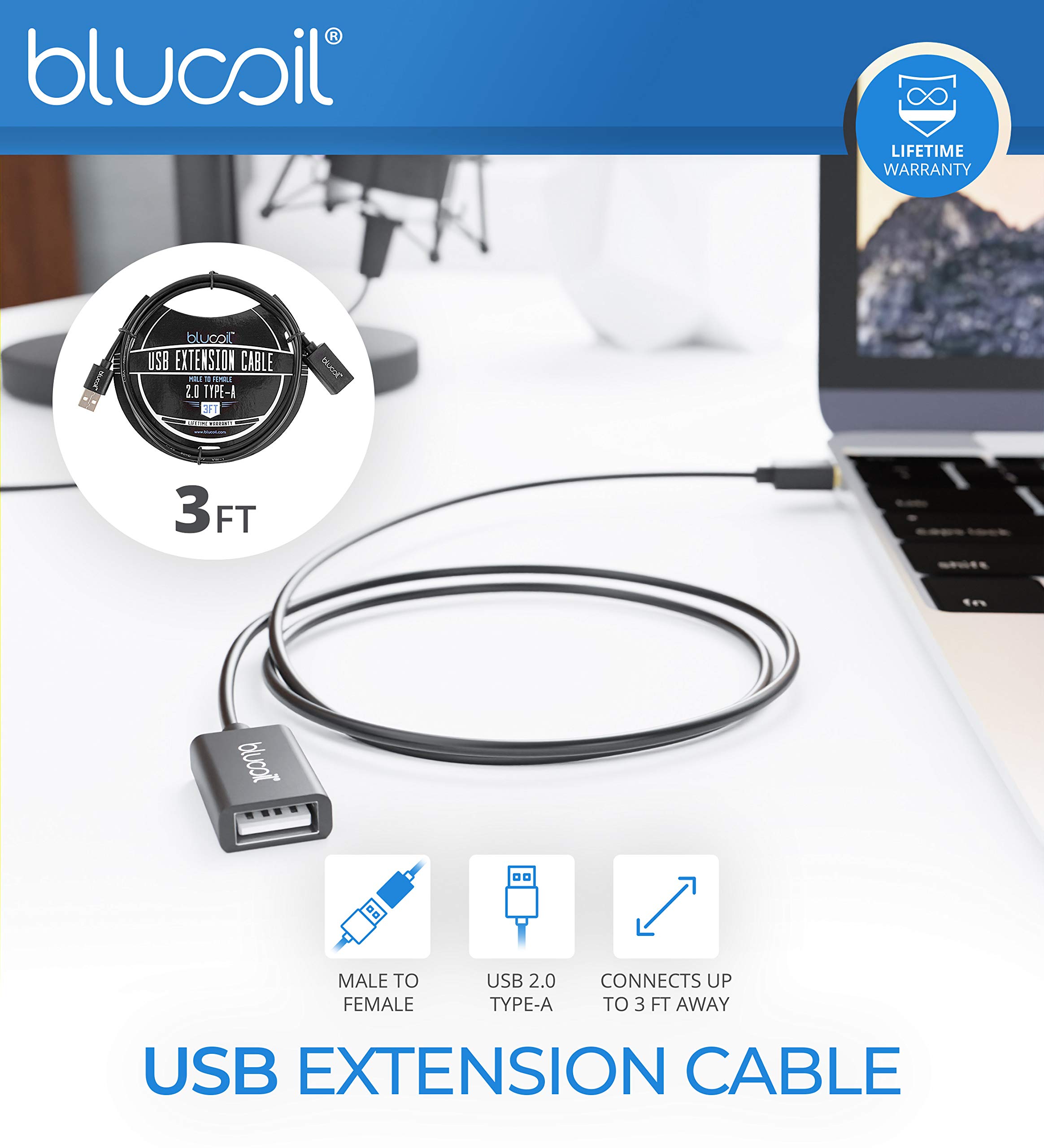 blucoil Audio Technica AT2020USB+ Cardioid Condenser USB Microphone with Built-in Headphone Jack & Volume Control Bundle Boom Arm Plus Pop Filter, 3' USB Extension Cable, and USB-A Mini Hub