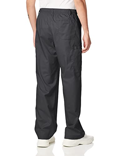 WonderWink Men's Wonderwork Cargo Pant, Pewter, Large