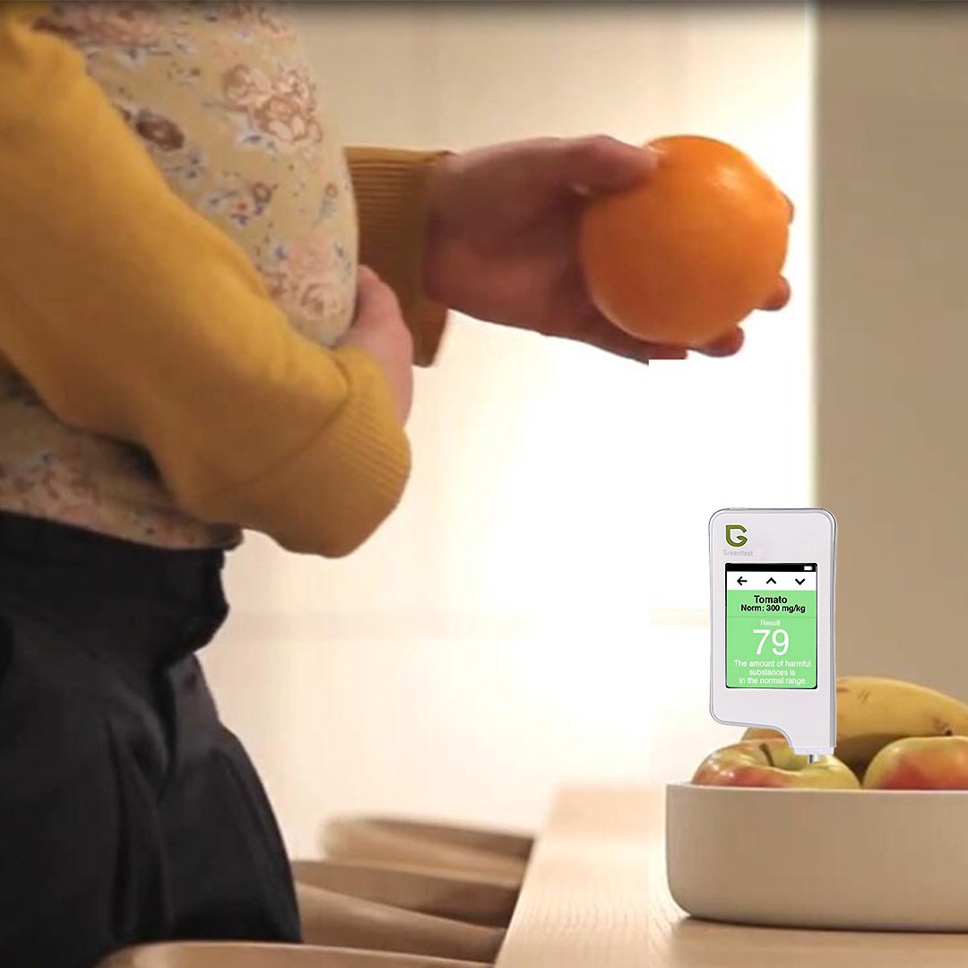 Greentest, High Accuracy Food Detector, Nitrate Tester for Fruit and Vegetable,White