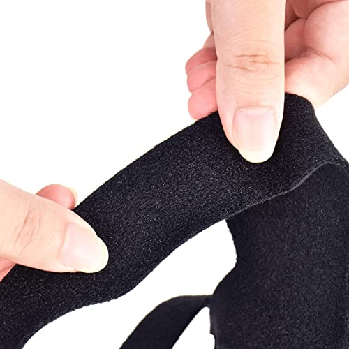Universal CPAP Mask Headgear Strap / Cpap Harness / CPAP Head Band for ResMed Mirage Series, Philips Respironics CPAP Mask, Comfortable Durable Stretchy Material, Standard – Black (Headgear Only)