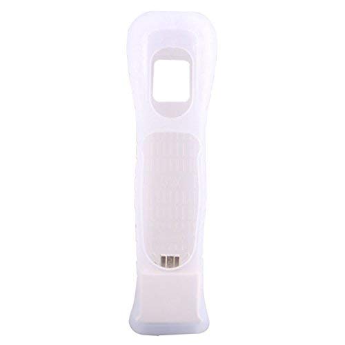 OSTENT Motionplus Motion Plus + Silicone Case for Nintendo Wii Remote Controller Game Color White