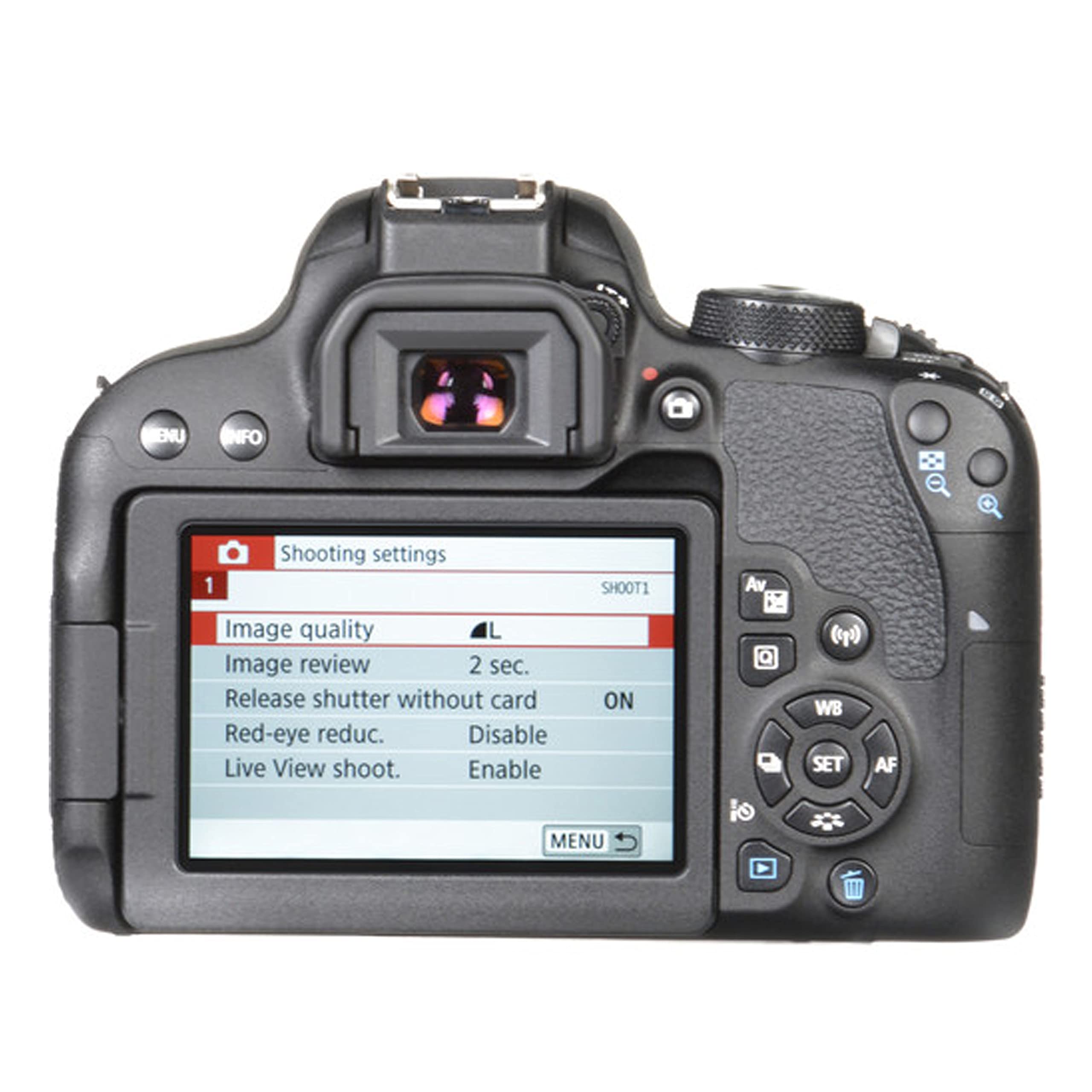 Canon EOS 800D Rebel (T7i DSLR) Camera (Body Only) + Al’s Variety Accessories Includes: 2X 64GB Memory + Case + Tripod + Grip Pod + HDMI Cable + More (22pc Bundle)
