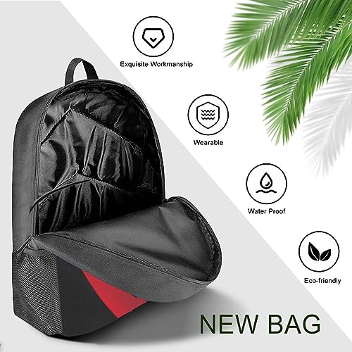 DTREEL Cartoon Backpack 3 Piece Set Girls Boys Adults 17" Backpacks with Lunch Box Pencil Case For School Travel Daypack 17 Inch