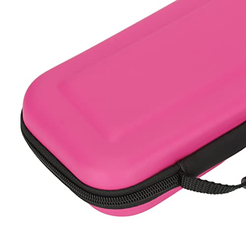 Carrying Storage Bag , Double Zipper Durable Scratch Resistant Protective Bag Large Space for Host(Pink)