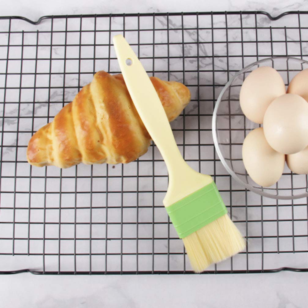 DOITOOL 3pcs Basting Brushes Plastic Pastry Baking Brushes BBQ Sauce Marinade Meat Brushes Glazing Oil Brushes for Bread Cake (Mixed Colors)