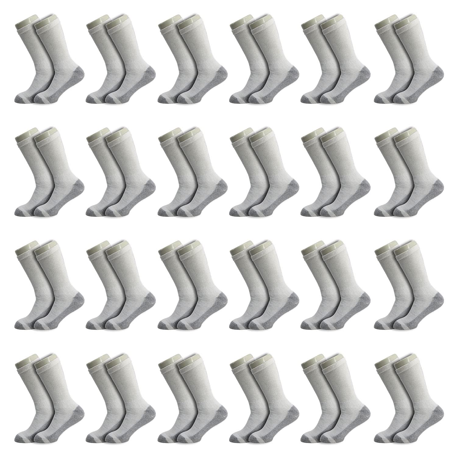 Bulk Homeless Care Package - Wholesale Case of 24 Sock Pairs and 24 Toiletry Kits
