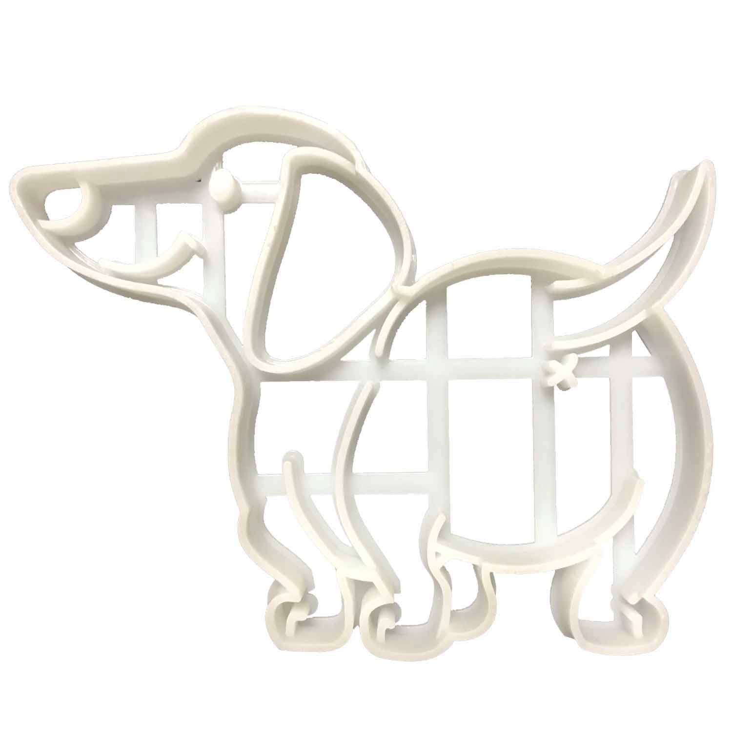 Dachshund Cookie Cutter, Smiling Cute Dog Butt Shape Mold
