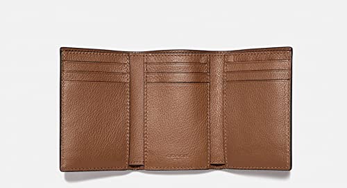 Coach Men's Trifold Wallet in Saddle