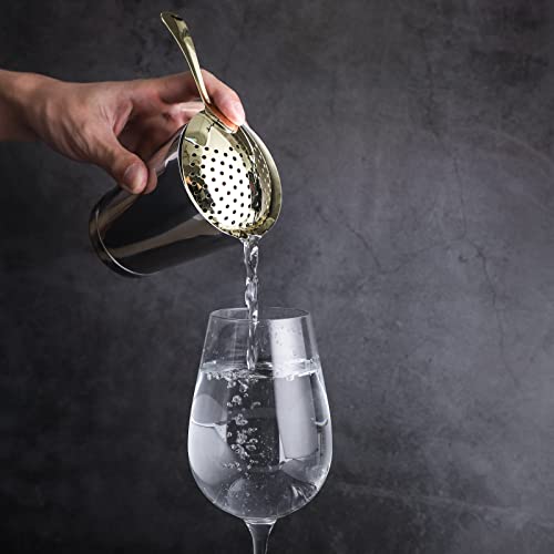 cocktail strainer,bar strainer,julep strainer,cocktail strainer for drinks,for Standard Cocktail Mixing Glass or Cocktail Shaker β Stainless Steel Strainer for Commercial or Home Bar